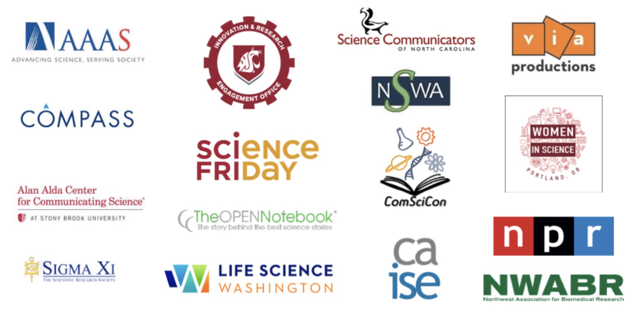 Sponsors & Partners • Association of Science Communicators Sponsors & Partners • Association of Science Communicators