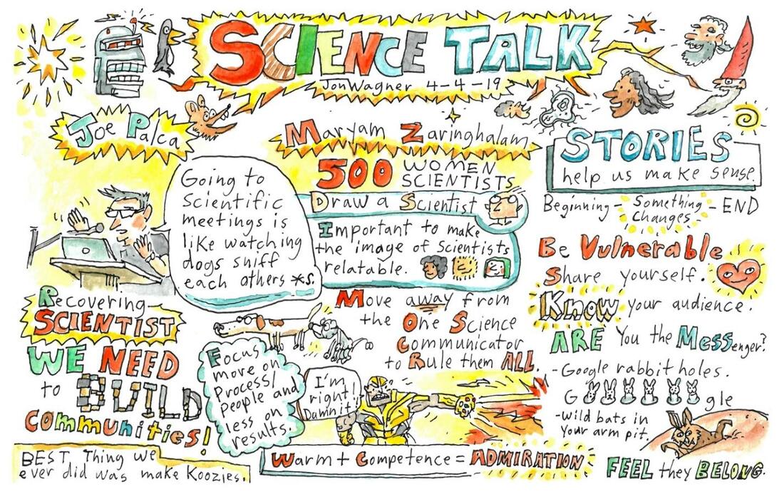 Science Talk 2019 Illustrated • Association of Science Communicators